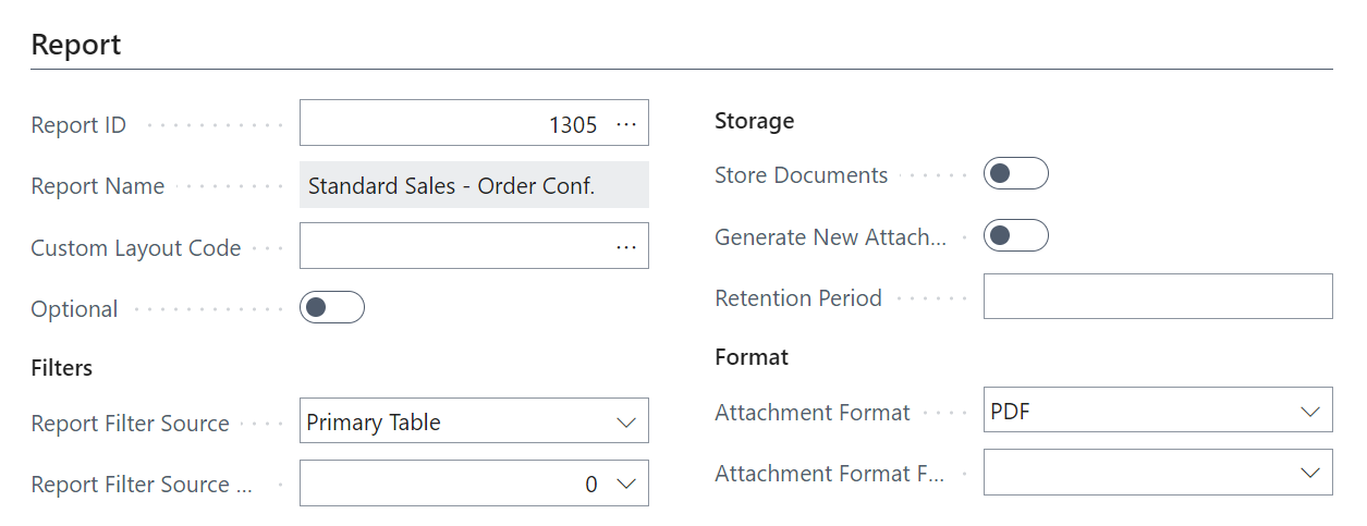Clever Dynamics - Attachment Card Settings